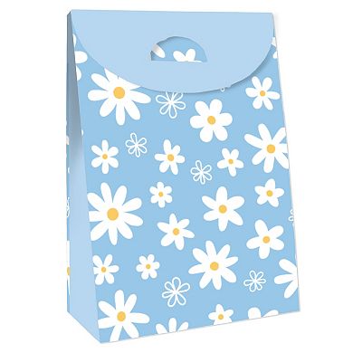 Big Dot Of Happiness Blue Daisy Flowers Floral Gift Favor Bags Party ...