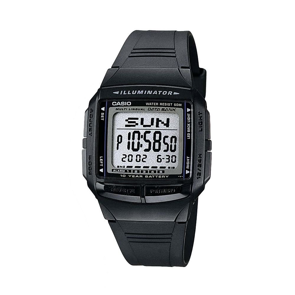 Casio Men's Illuminator Multilingual Digital Databank & Chronograph ...