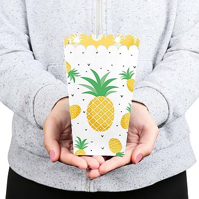 Big Dot Of Happiness Tropical Pineapple - Summer Party Favor Popcorn ...