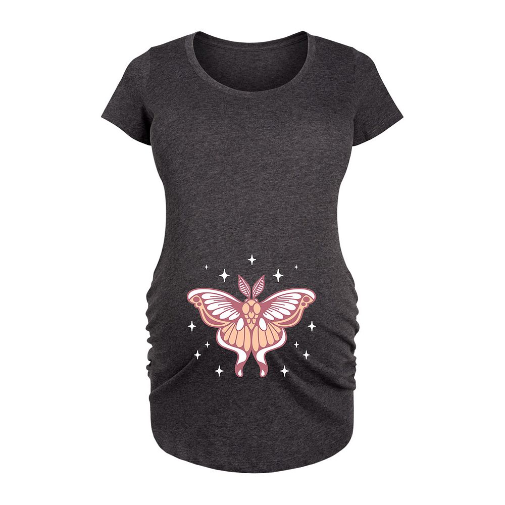 Maternity Moth Belly Graphic Tee