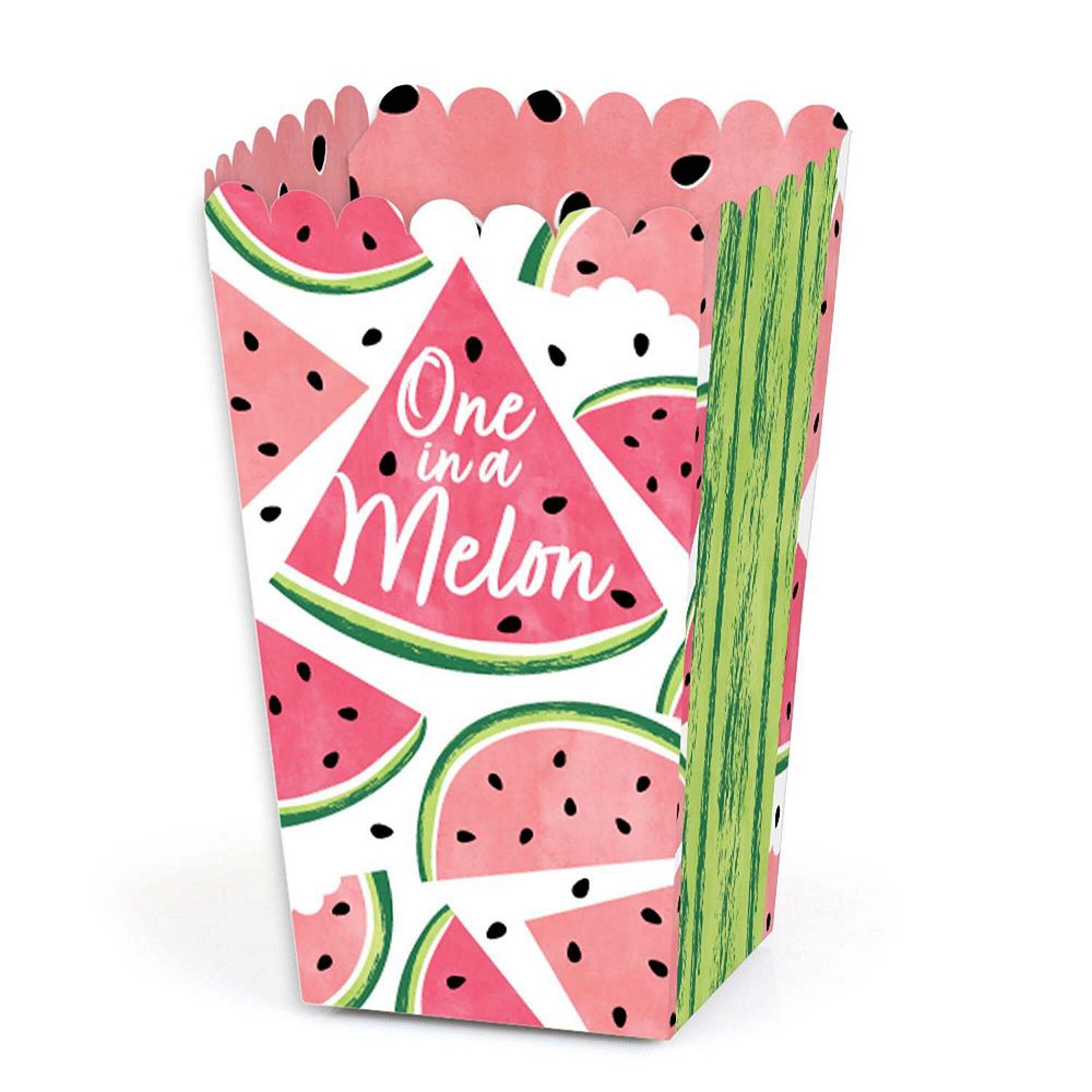 Big Dot Of Happiness Sweet Watermelon - Fruit Party Favor Popcorn Treat ...