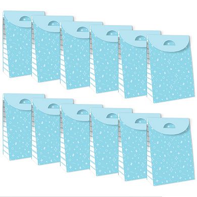 Big Dot Of Happiness Blue Confetti Stars Simple Gift Favor Bags Party ...