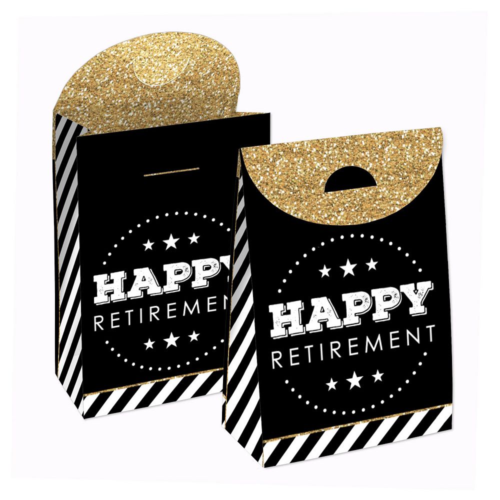 Big Dot Of Happiness Happy Retirement Party Gift Favor Box Party Goodie ...