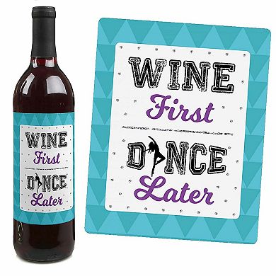 Big Dot Of Happiness Must Dance To The Beat Dance Party Decor Wine ...