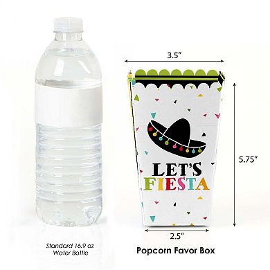 Big Dot Of Happiness Let's Fiesta - Mexican Fiesta Party Favor Popcorn ...