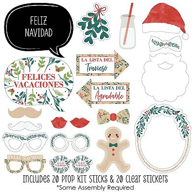 Big Dot Of Happiness Feliz Navidad - Holiday Spanish Christmas Party ...