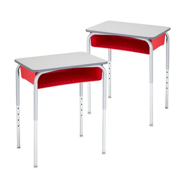 Learniture Structure Series Open Front School Desk (2 Pack)