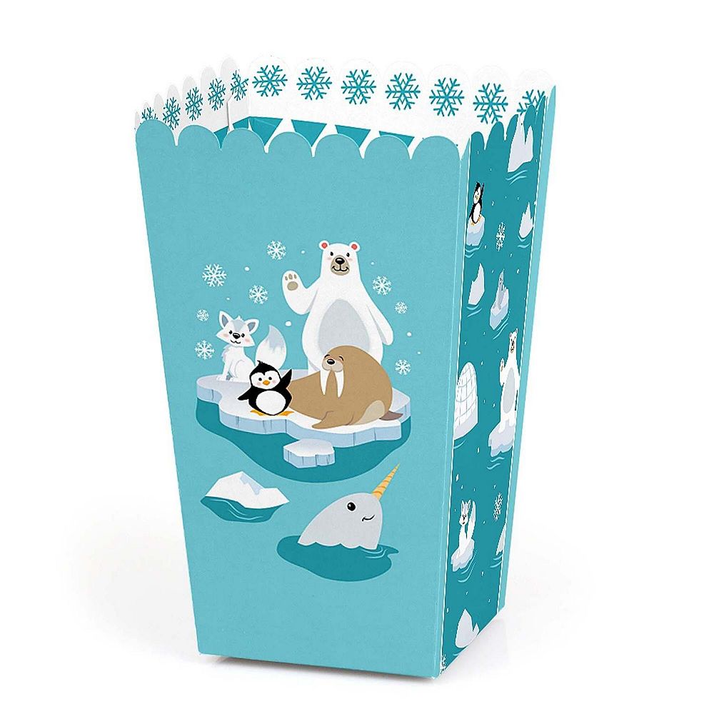 Big Dot Of Happiness Arctic Polar Animals - Winter Party Favor Popcorn ...