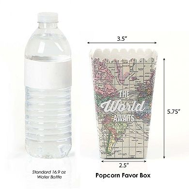 Big Dot Of Happiness World Awaits - Travel Themed Party Favor Popcorn ...