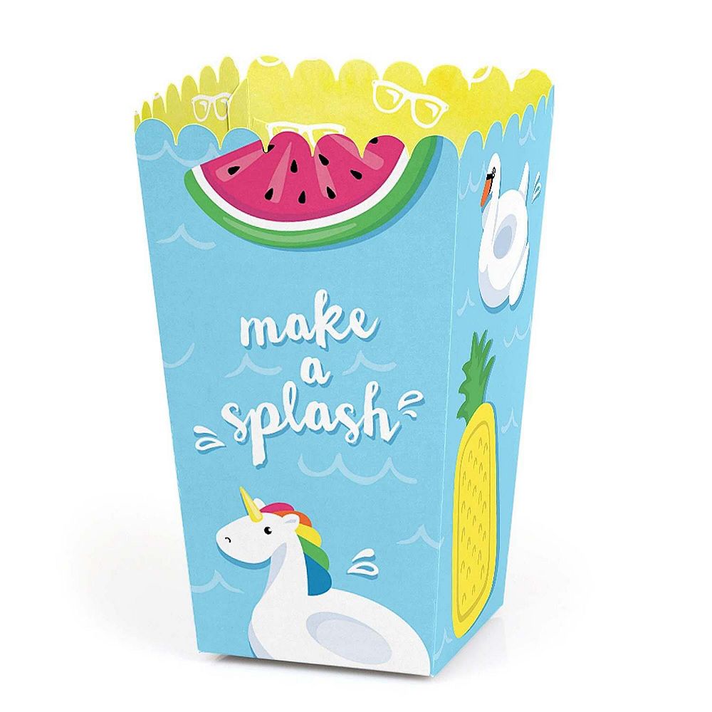 Big Dot Of Happiness Make A Splash - Pool Party - Party Favor Popcorn ...