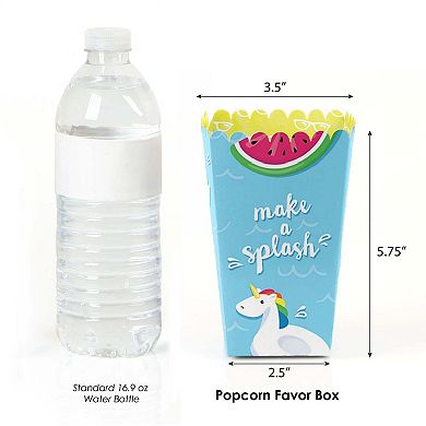 Big Dot Of Happiness Make A Splash - Pool Party - Party Favor Popcorn ...