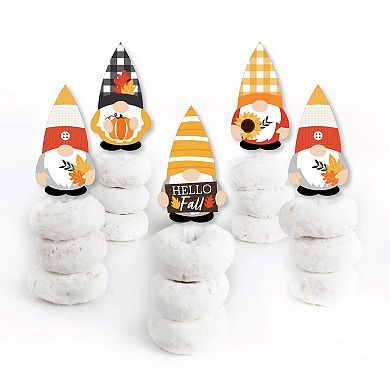 Big Dot Of Happiness Fall Gnomes Dessert Cupcake Toppers Autumn Party ...