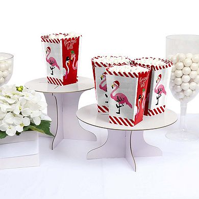 Big Dot Of Happiness Flamingle Bells Tropical Flamingo Christmas Favor ...