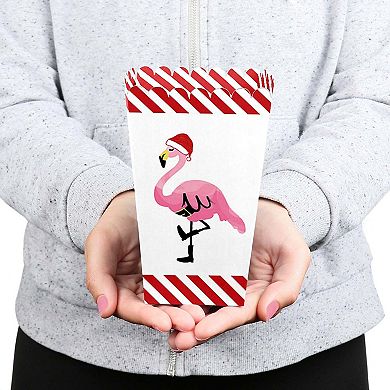 Big Dot Of Happiness Flamingle Bells Tropical Flamingo Christmas Favor ...