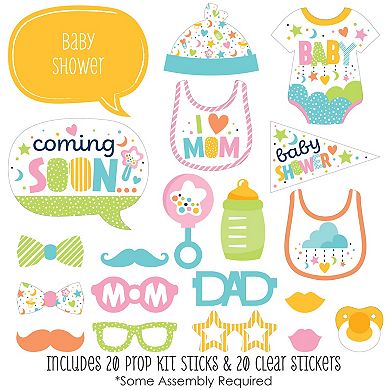 Big Dot Of Happiness Colorful Baby Shower - Gender Neutral Party Photo ...