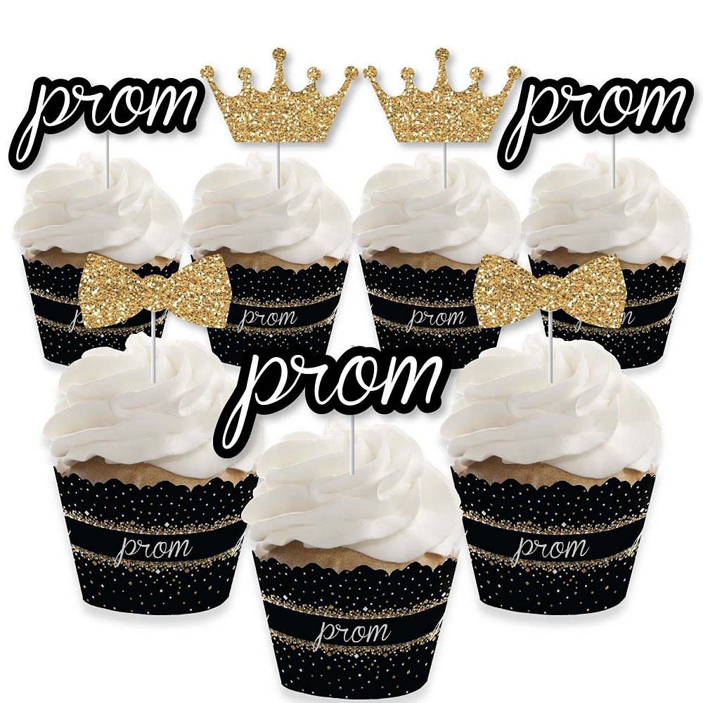 Big Dot Of Happiness Prom Decor - Prom Night Party Cupcake Wrappers ...