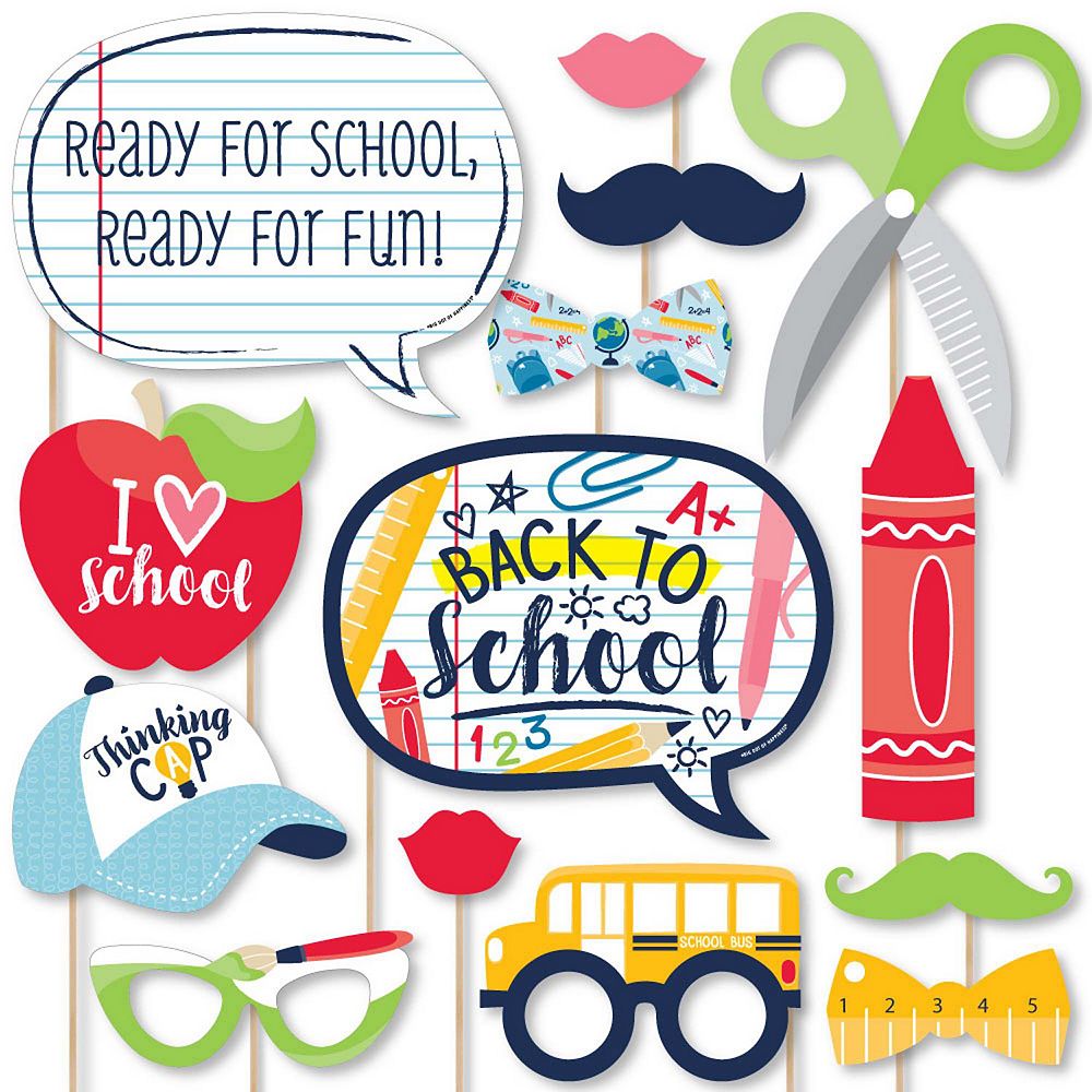 Big Dot Of Happiness Back To School - First Day Of School Decor And ...