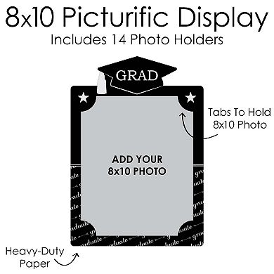 Big Dot Of Happiness Graduation Cheers 8 X 10" K-12 Photo Holder Diy ...
