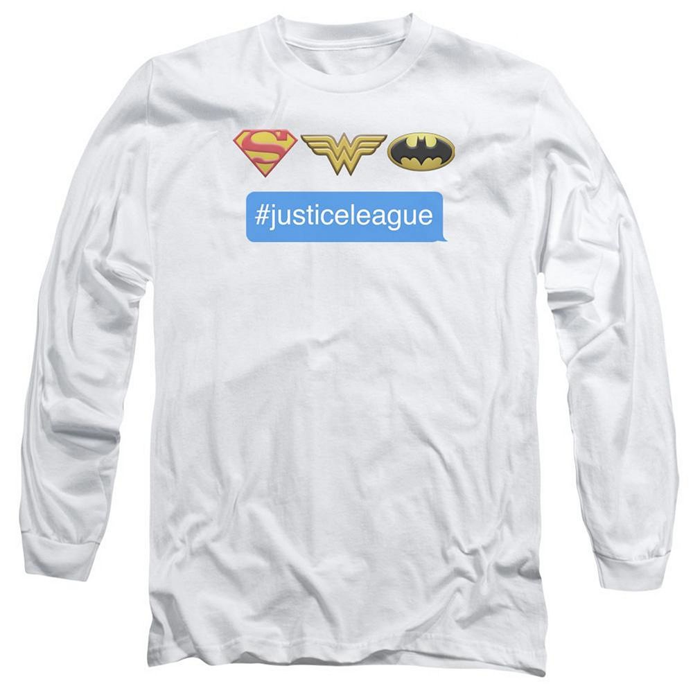 Dc Comics Hashtag Justice League Of America Long Sleeve Adult T-shirt