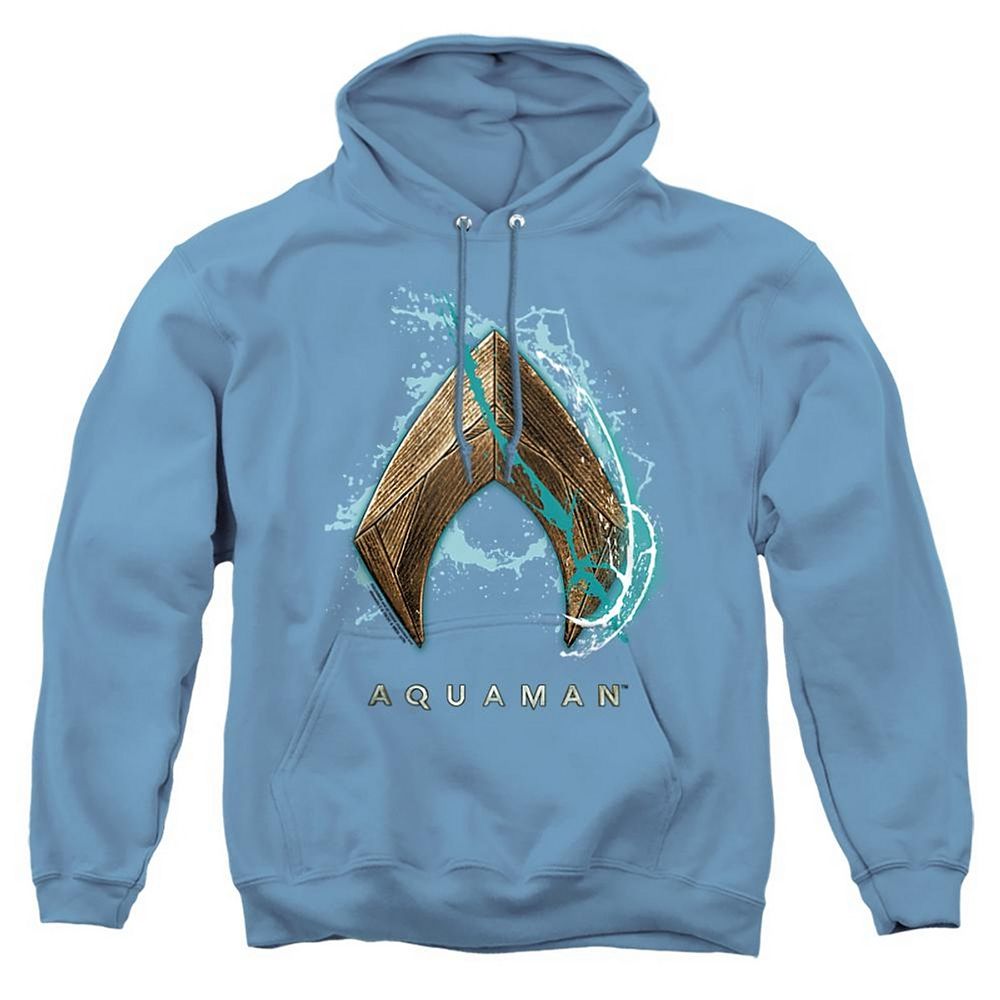 Aquaman Movie Water Shield Adult Pull Over Hoodie