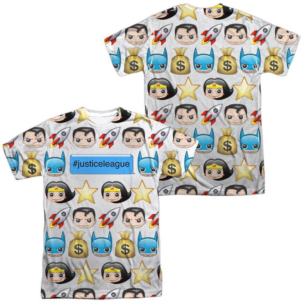 Dc Comics Hashtag Short Sleeve Adult Poly Crew T-shirt