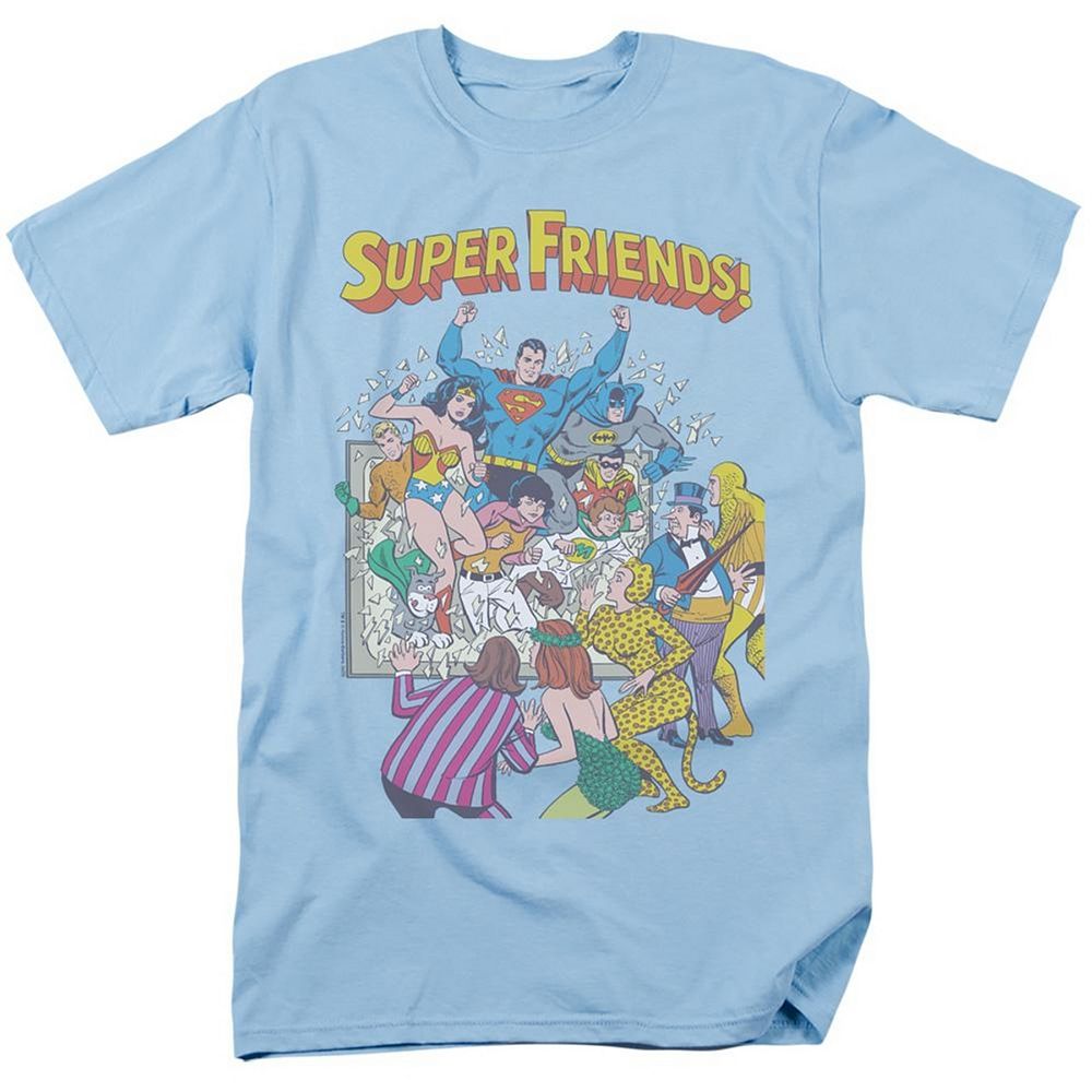 Justice League Of America Super Friends 1 Short Sleeve Adult T-shirt