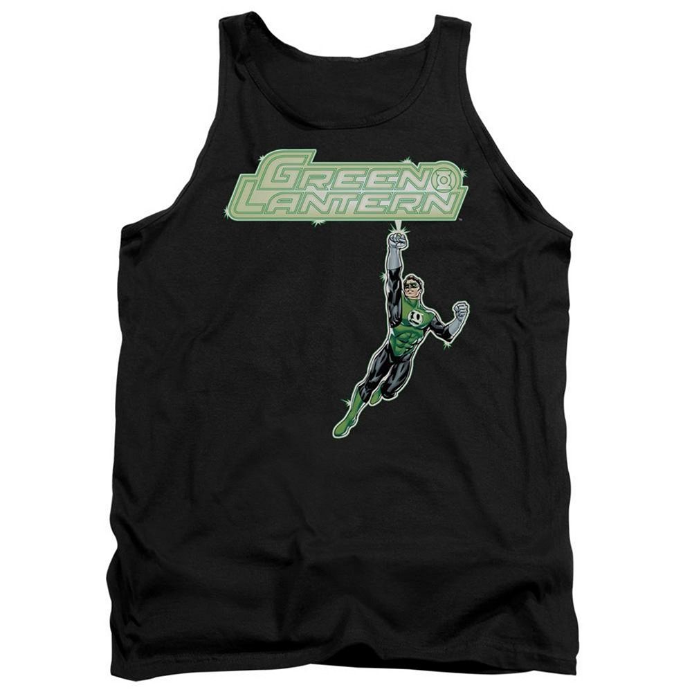 Green Lantern Energy Construct Logo Adult Tank Top