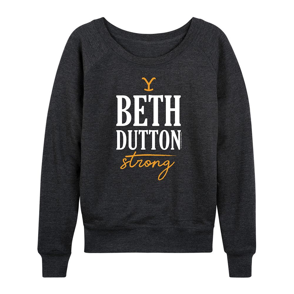 Women's Yellowstone Beth Dutton Strong French Terry Long Sleeve Tee