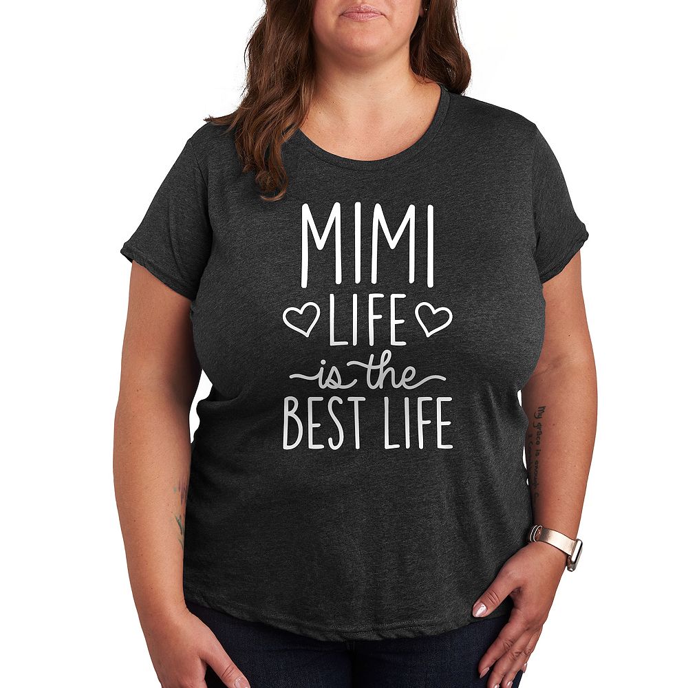 Plus Mimi Life Is The Best Life Graphic Tee
