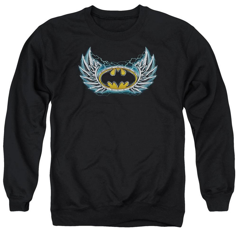 Batman Steel Wings Logo Adult Crewneck Sweatshirt