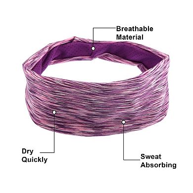 Stretchy Soft Sport Headband Sweat Wicking Yoga Sweatband For Men Women