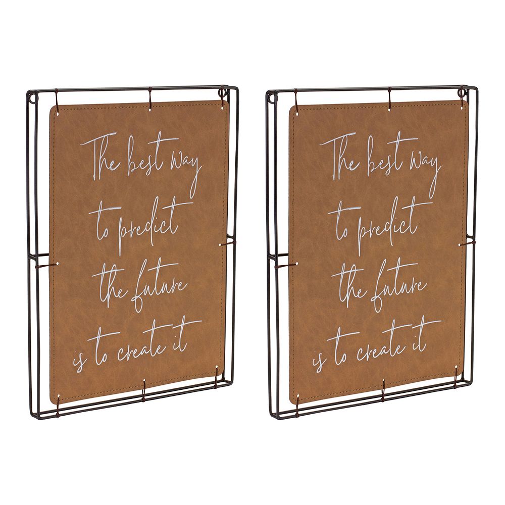 Melrose Create the Future Framed Wall Art 2-piece Set