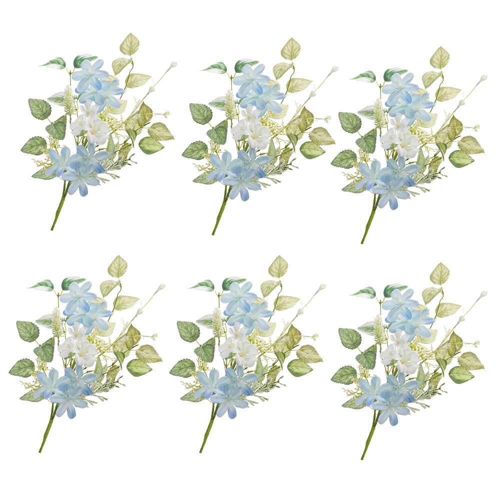 Melrose Mini Blossom Spray Faux Flowers 6-piece Set