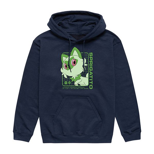 Men's Pokemon Sprigatito Stats Hoodie