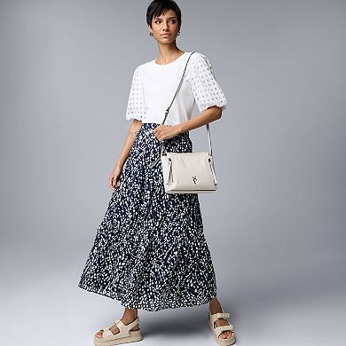 Women's Simply Vera Vera Wang Eyelet Sleeve Top