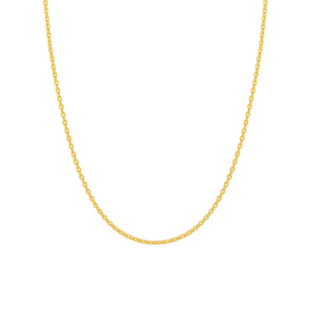 PRIMROSE 18k Gold Plated Baby Rolo Chain
