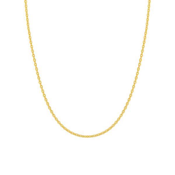 PRIMROSE 18k Gold Plated Baby Rolo Chain
