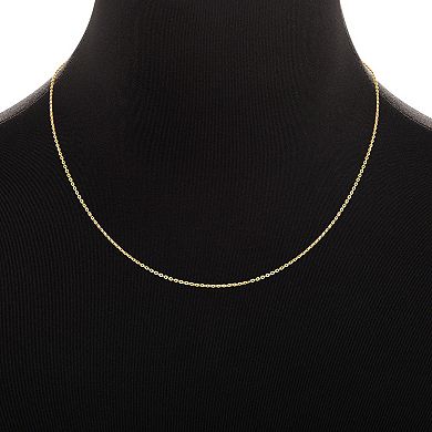 PRIMROSE 18k Gold Plated Baby Rolo Chain