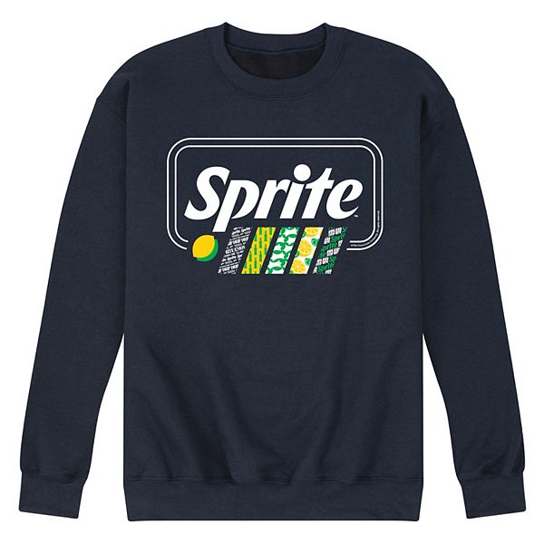 Men's Sprite Pattern Stripes Fleece Sweatshirt