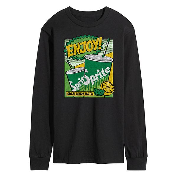Men's Sprite Pop Art Long Sleeve Graphic Tee