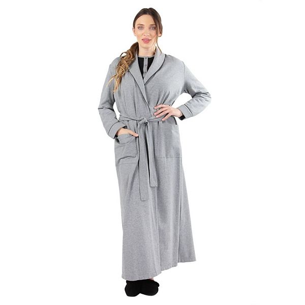 Women's Cotton Blend Heavy Quilted Full-Length Robe