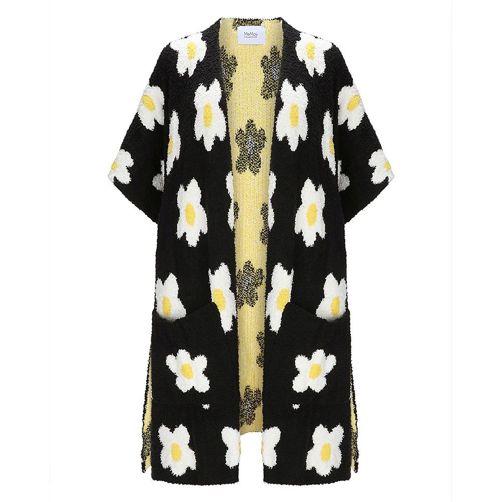 Women's Daisy Cozy Knit Wearable Throw Robe