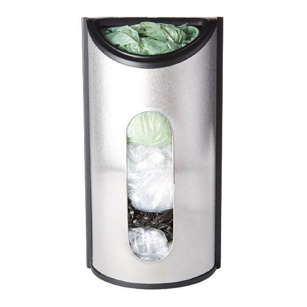 Grocery Bag Holder - Plastic Bag Organizer - Stainless Steel with Easy ...
