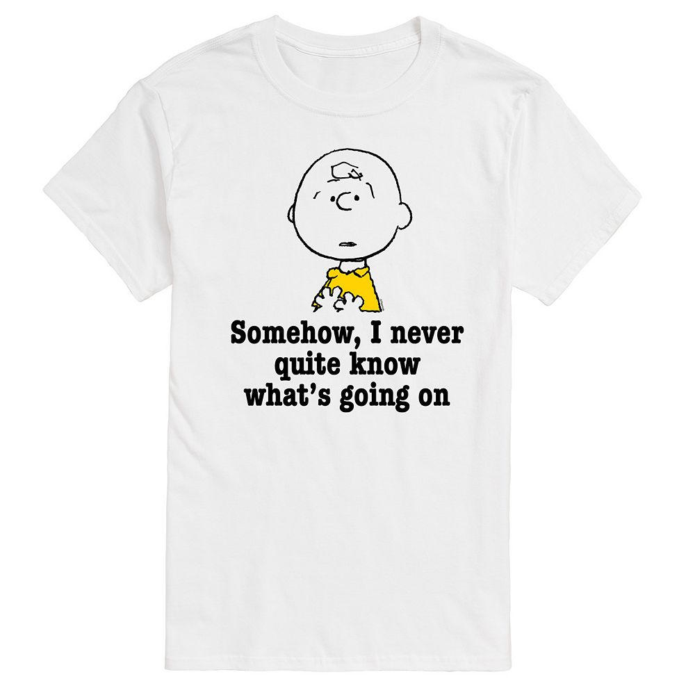 Men's Peanuts What's Going On Graphic Tee