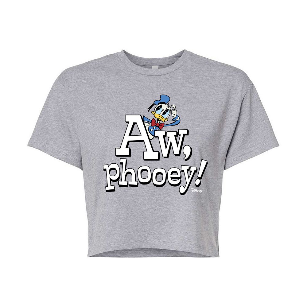 Disney's Donald Aw Phooey Juniors' Cropped Graphic Tee