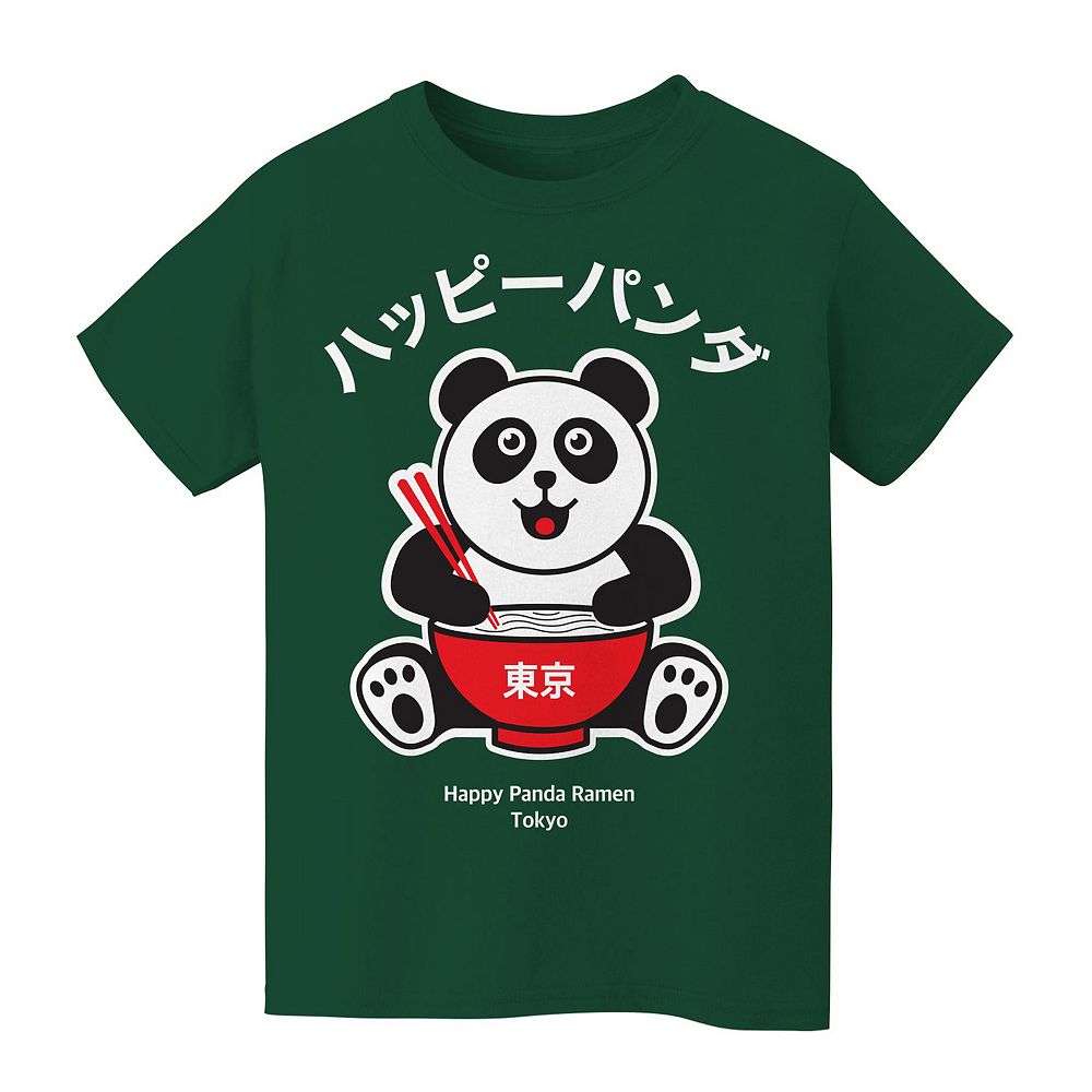 Kid's 8-20 Happy Panda Graphic Tee