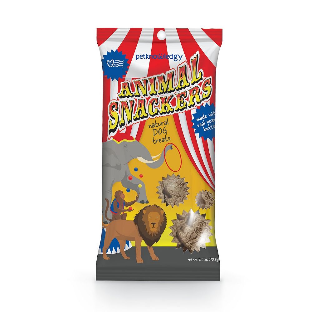 Spunky Pup Snack Pack Peanut Butter Animal Snackers Dog Treats