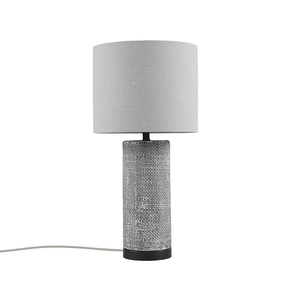 Liam Embossed Ceramic Table Lamp