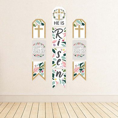 Big Dot of Happiness Religious Easter - Hanging Vertical Paper Door ...