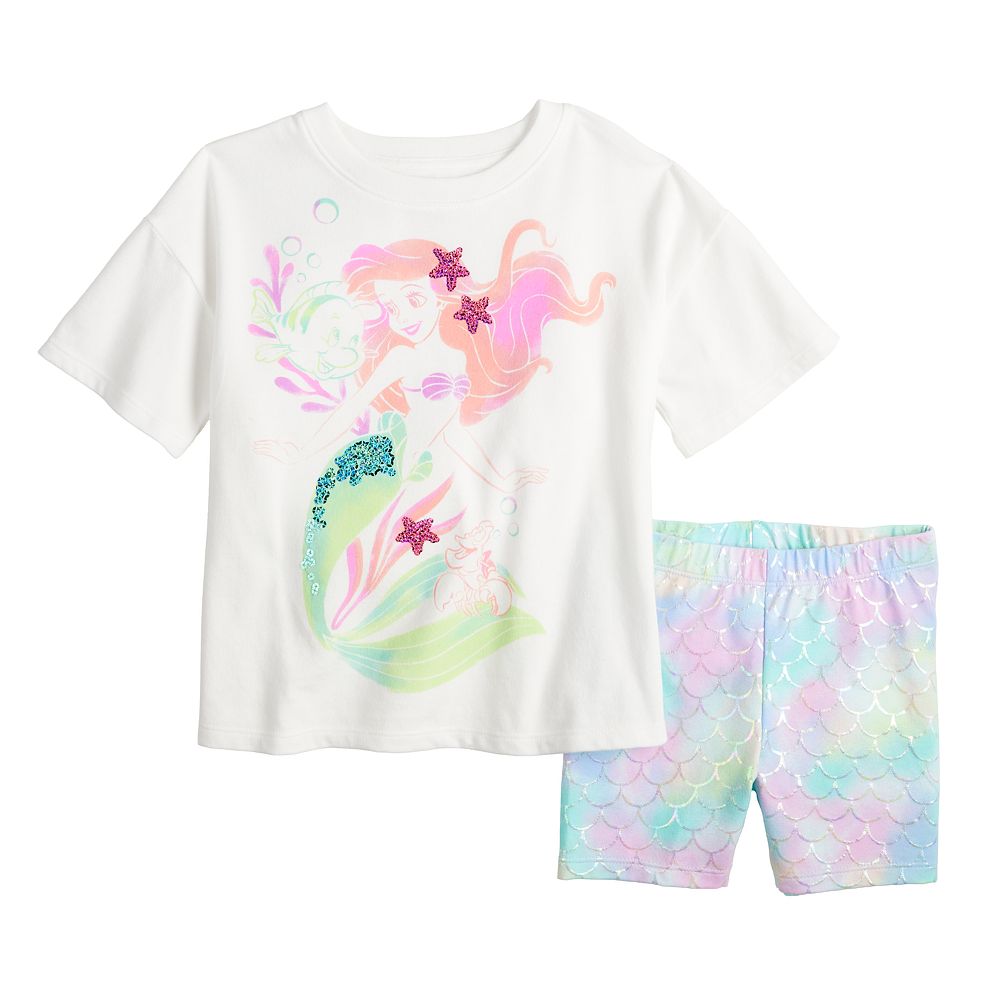 Disney's The Little Mermaid Ariel Baby & Toddler Girl Oversized Tee ...